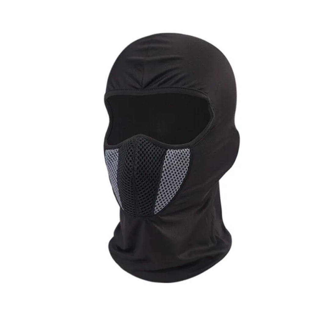 BALACLAVA FULL FACE MASK (Black Grey) – GREEN BIRD SHOP